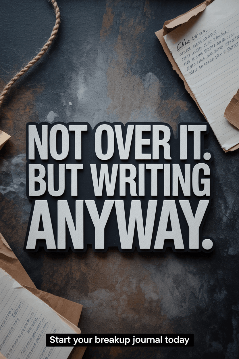 Breakup Journal: How to start (And Actually Heal, Not Just Spiral)